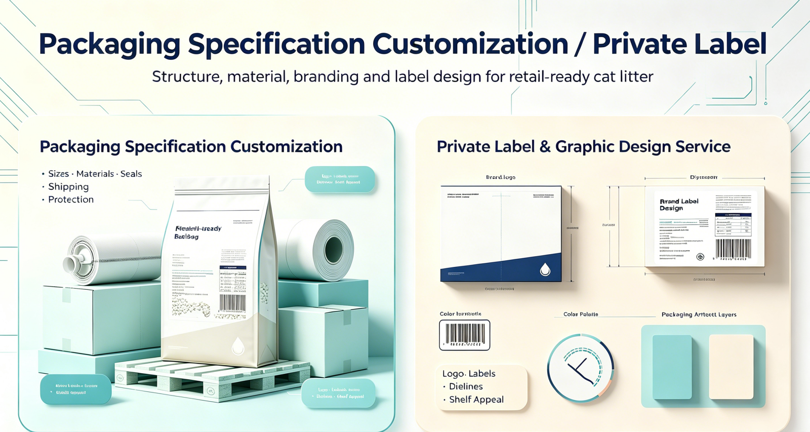 Cat Litter ODM Services: Formulation, Packaging Design & Private Label ...